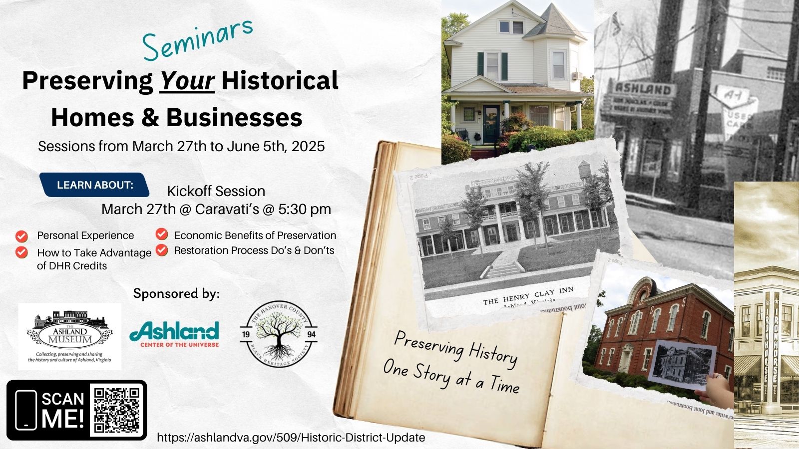 Preserving Your Historical Homes & Businesses - Visit Ashland VA